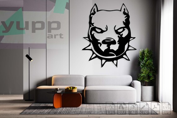 American Pitbull Dxf Files American Pitbull Laser Cut Pitbull - Etsy