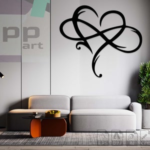 Infinity Heart Dxf Files Infinity Heart Laser Cut Infinity Heart Svg ...
