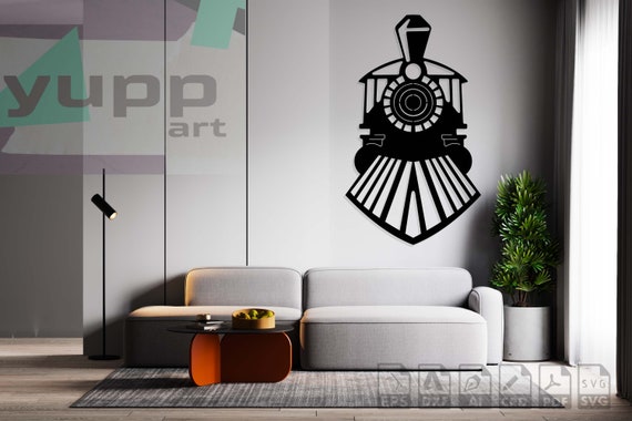 Train Lokomotiv Laser Cut Svg Dxf Pdf Engraving Decal - Etsy