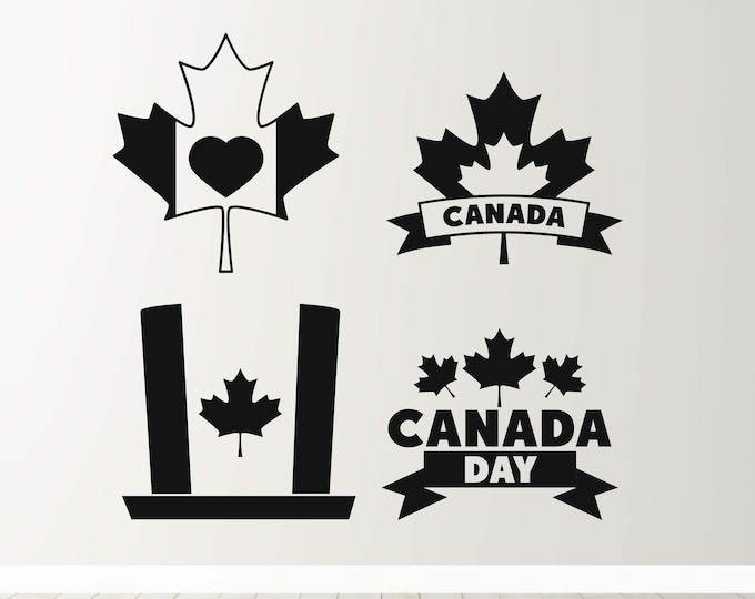 3d Layered Wood Canadian Canada Flag Decor Maple Leaf - SVG FILE ONLY ...