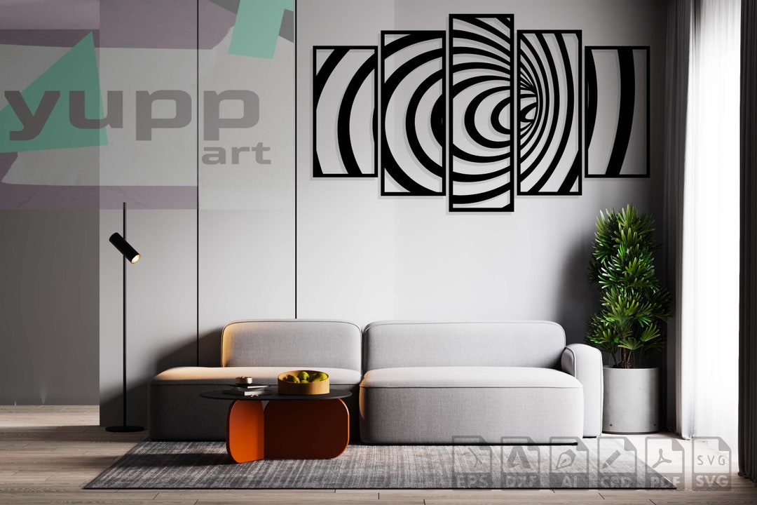 3D Swirl Dxf Files 3D Swirl Laser Cut 3D Swirl Svg File for Cricut 3D ...