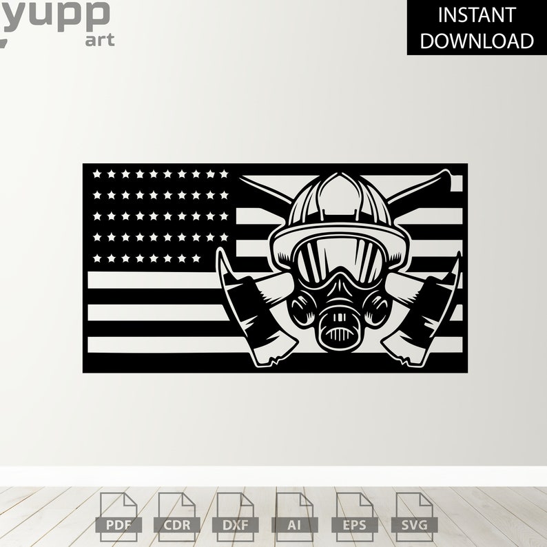 Firefighter Dxf Files Firefighter Laser Cut Firefighter Svg - Etsy