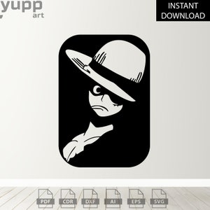 Anime Dxf Files Anime Laser Cut Anime Svg File For Cricut Anime Metal ...