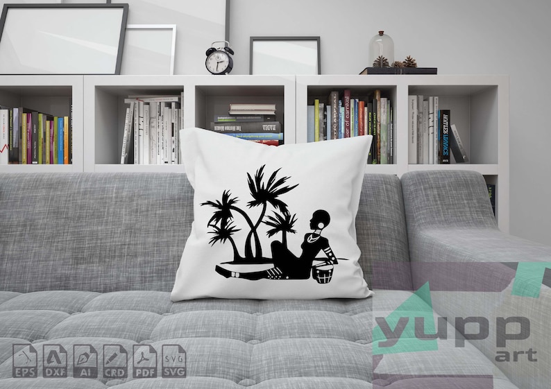 Beach Dxf Files Beach Laser Cut Beach Svg File for Cricut - Etsy