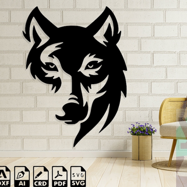 Wolf Wall Decal - Etsy