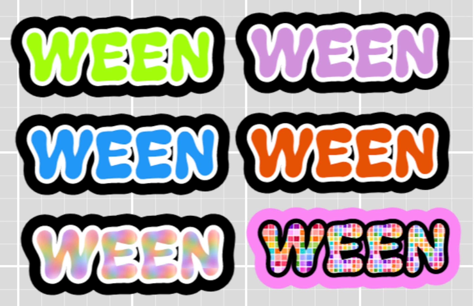 Ween Boognish Sticker Pack set of 5 - Etsy