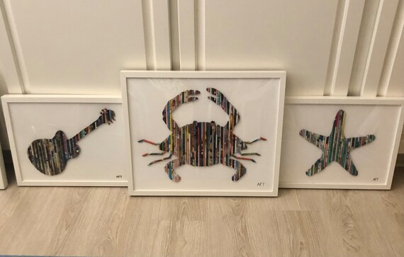 Rolled Magazine Art - Etsy