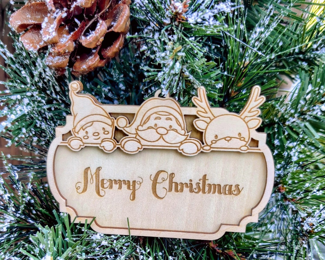 Christmas Characters Gift Tags | Stocking Tag | Ornaments - Santa ...