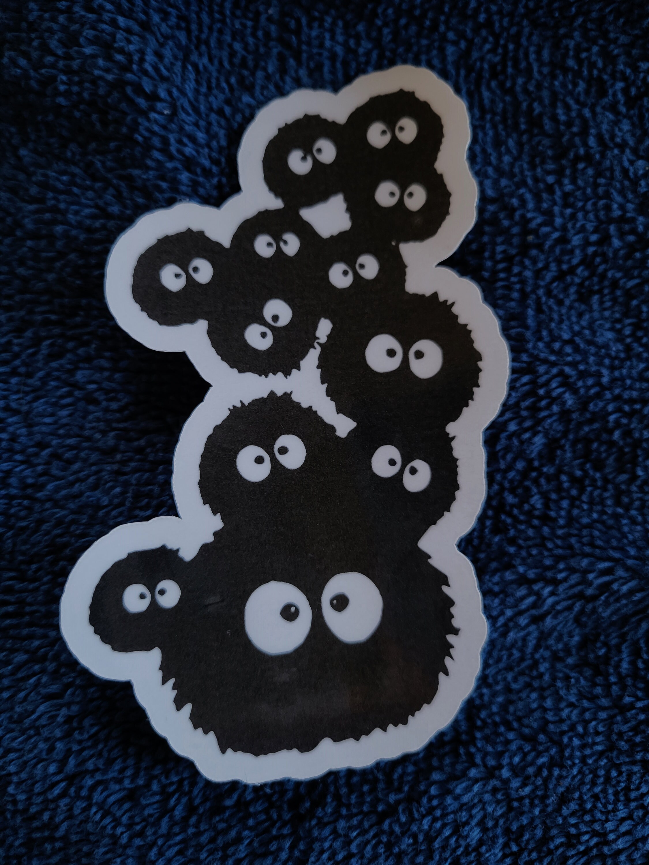 Ghibli Kodama / Soot Sprite Vinyl Stickers / Decals From My - Etsy