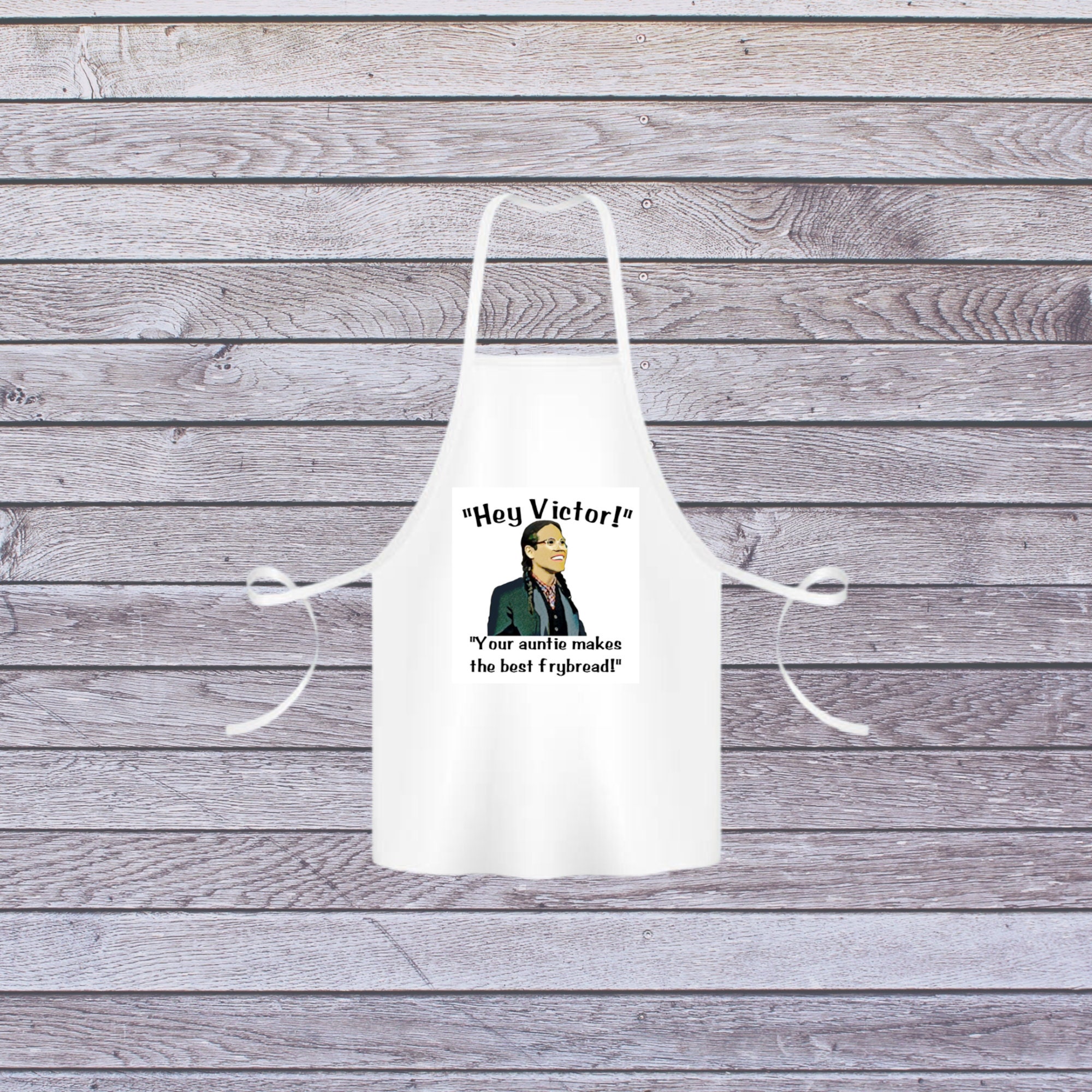 Hey Victor Smoke Signals Frybread Apron Indigenous Apron - Etsy