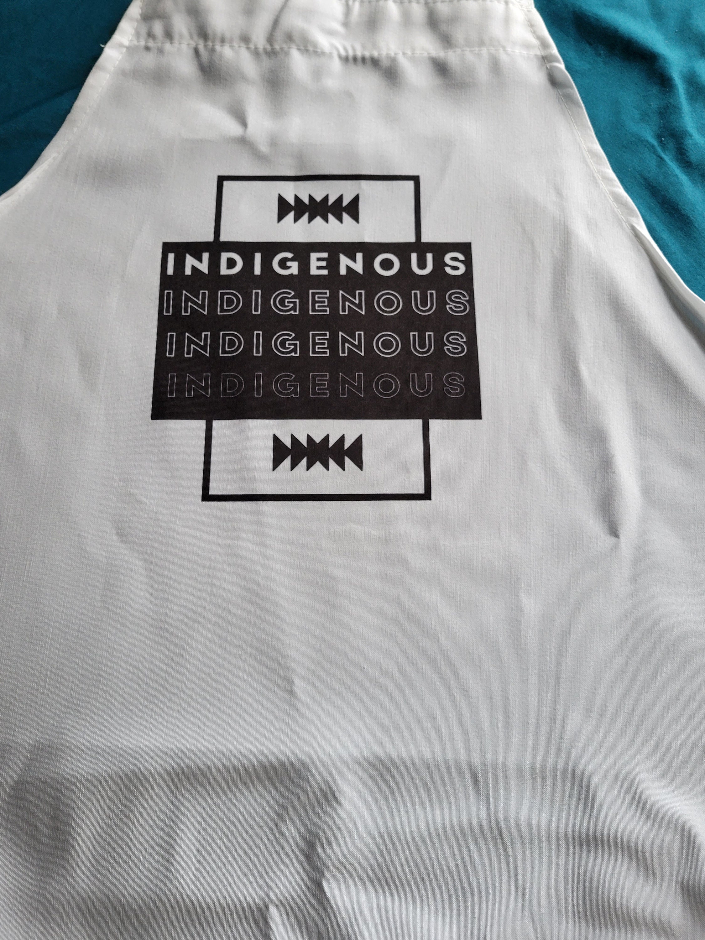 Indigenous Native Apron Indigenous Printed 100% Polyester Men's Women's ...