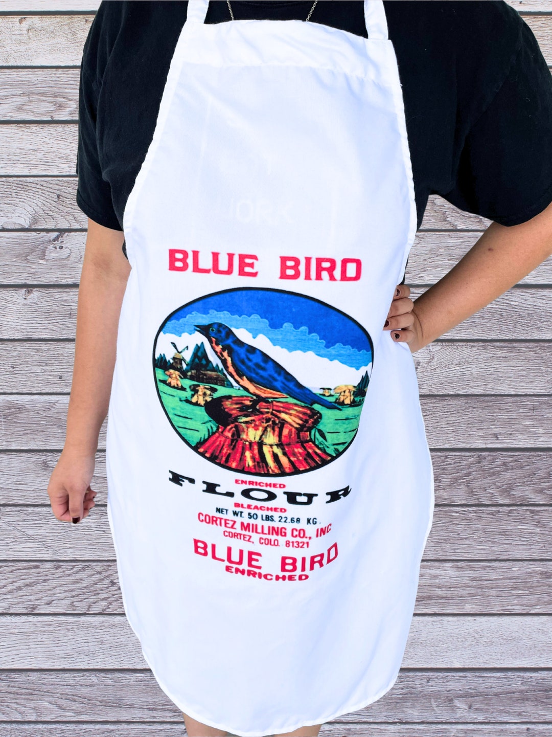 Bluebird Flour Apron Native American Indigenous Apron Frybread Bannock ...