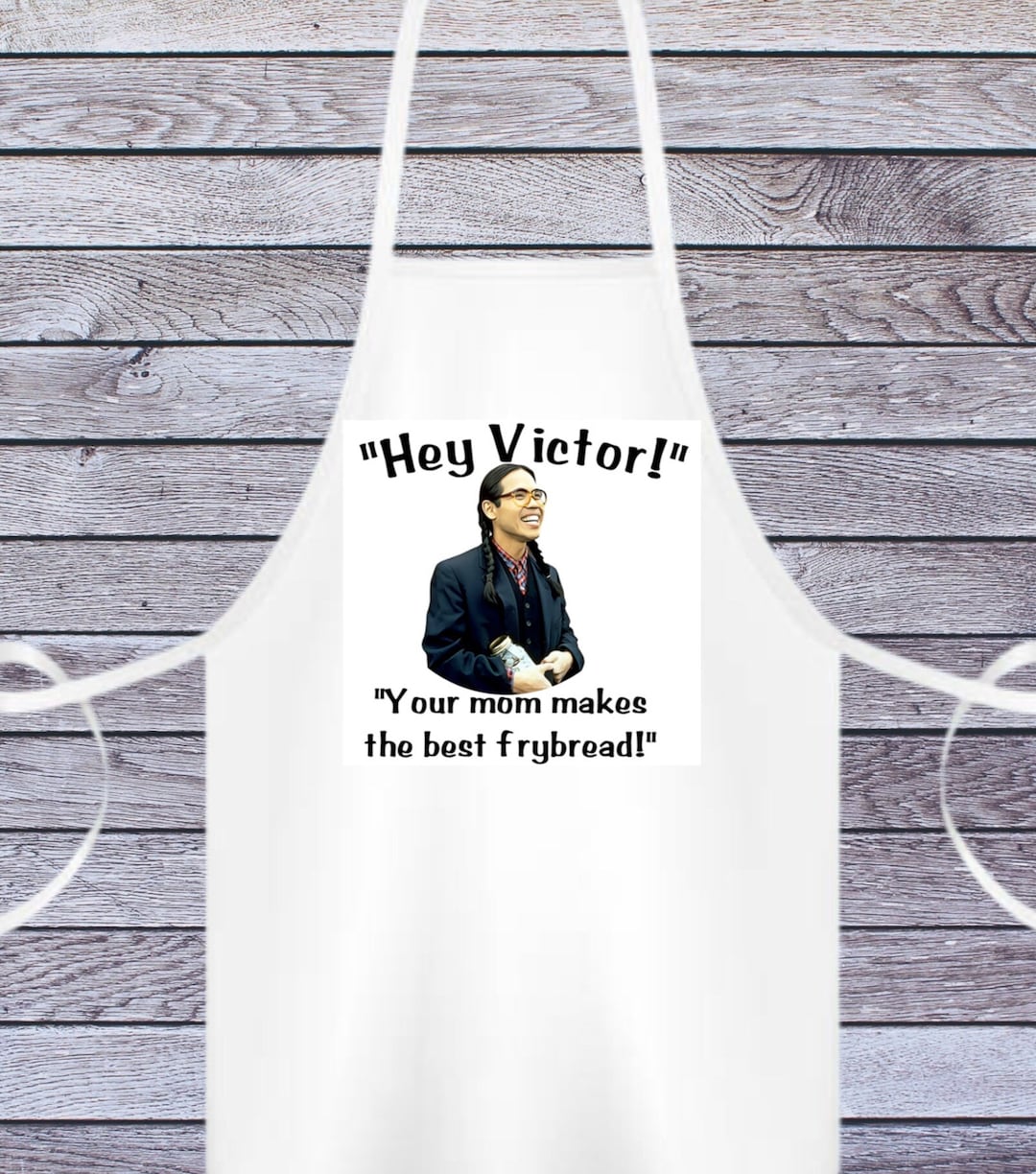 Hey Victor! Smoke Signals Frybread Apron Indigenous Apron Native ...