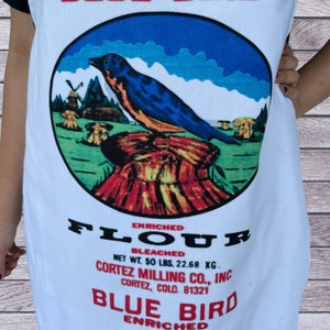 Bluebird Flour Apron Native American Indigenous Apron Frybread Bannock ...