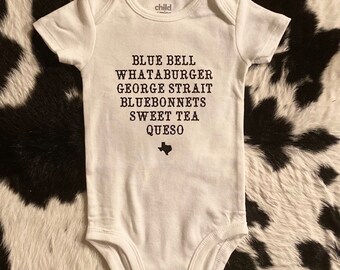 Texas Baby Girl Clothes | Etsy