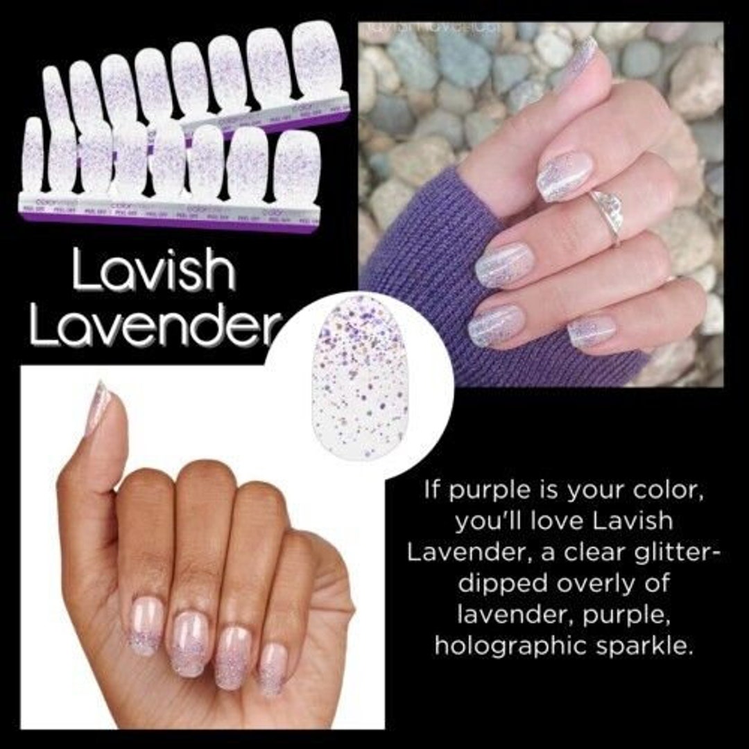 Lavish Lavander Color Street - Etsy