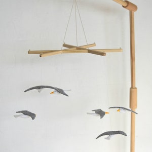 Flying Seagulls Mobile, Ocean Mobile, Sea Mobile, Beach Mobile, Flying ...
