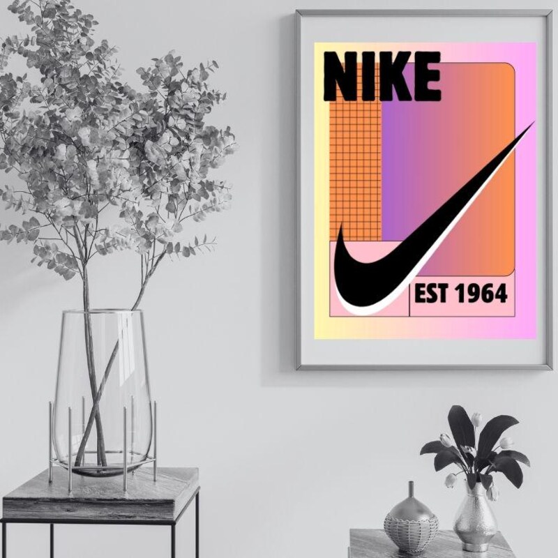 Nike Poster Vintage - Etsy