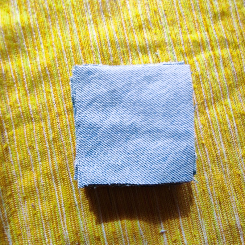 Denim Fabric Scraps Squares Bundle Jean Patches Denim Patchwork ...
