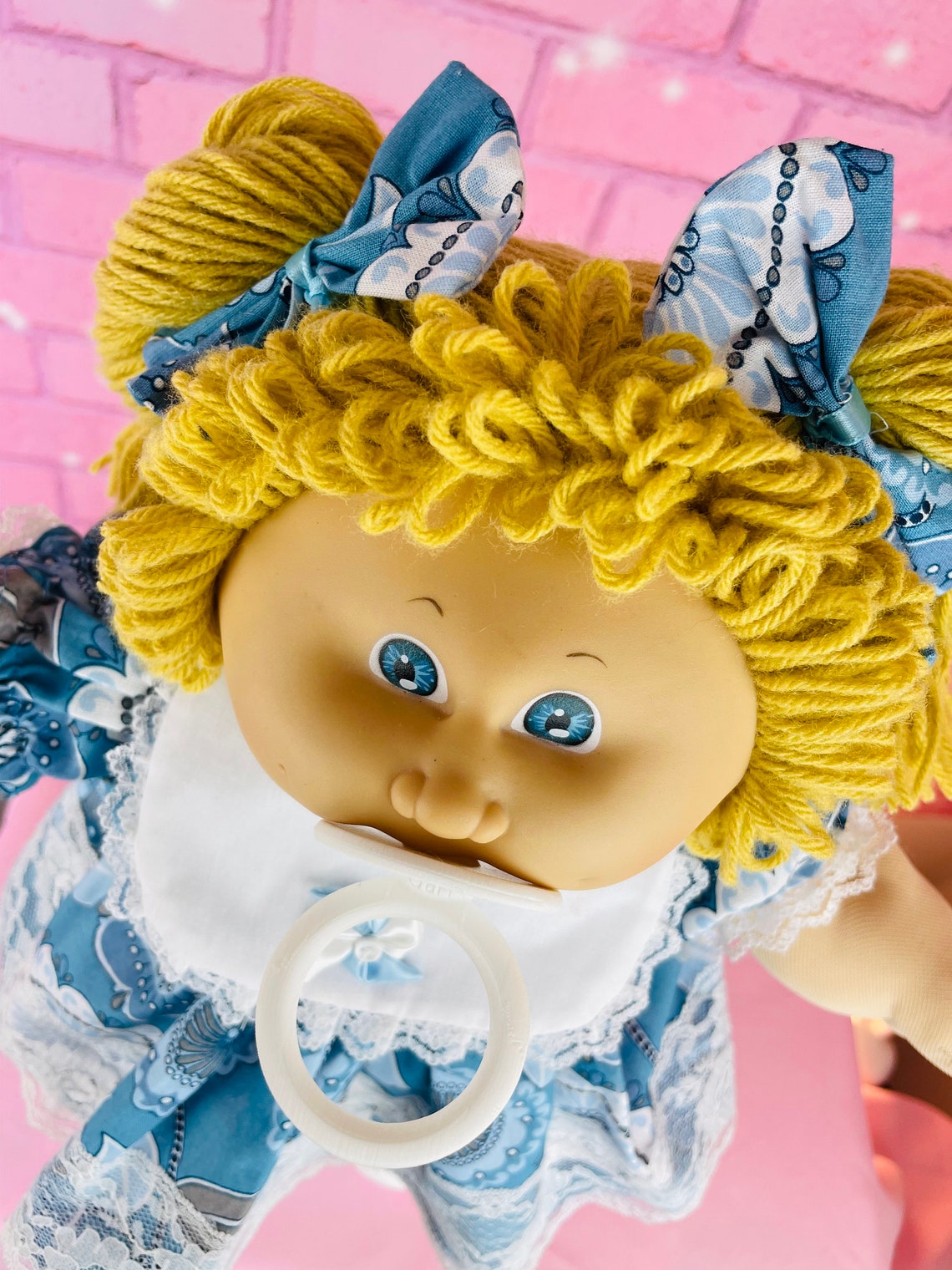 Cabbage Patch Kids Vintage 1985 Wheat Blonde Girl Pacifier - Etsy