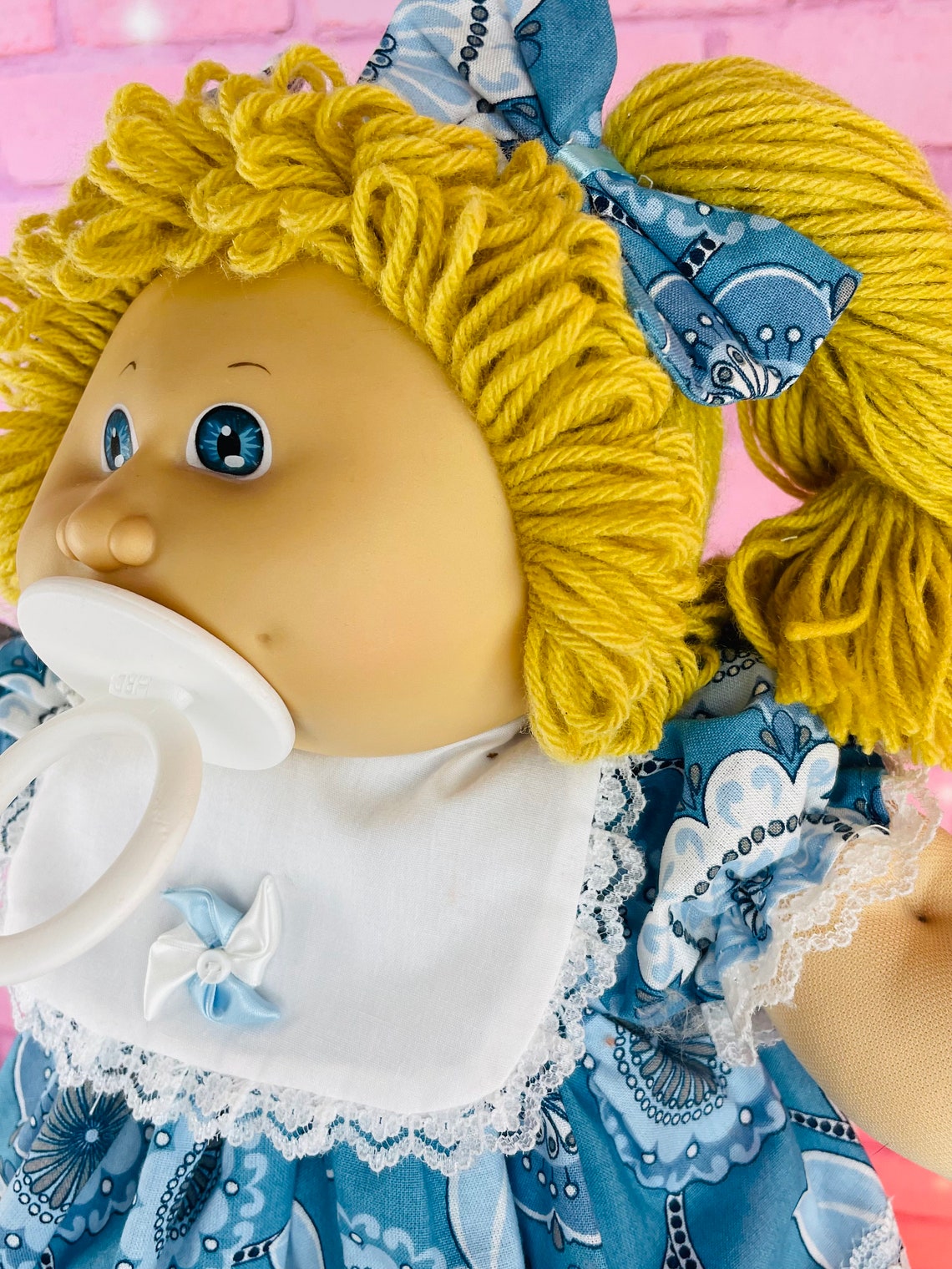 Cabbage Patch Kids Vintage 1985 Wheat Blonde Girl Pacifier - Etsy