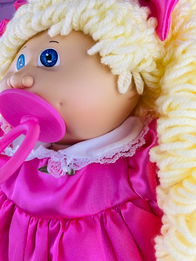 CUSTOM Cabbage Patch Kids Vintage 1983 Pacifier Re-root Blonde - Etsy