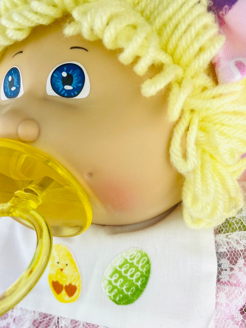 Vintage Cabbage Patch Kid 1985 Girl Pacifier Yellow Blonde - Etsy