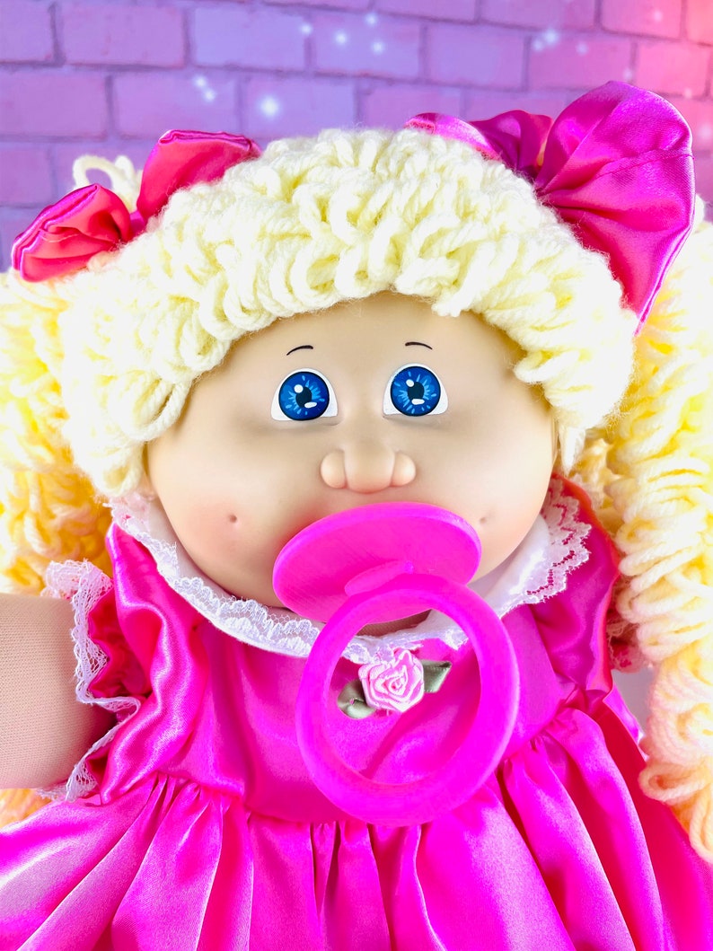 CUSTOM Cabbage Patch Kids Vintage 1983 Pacifier Re-root Blonde - Etsy