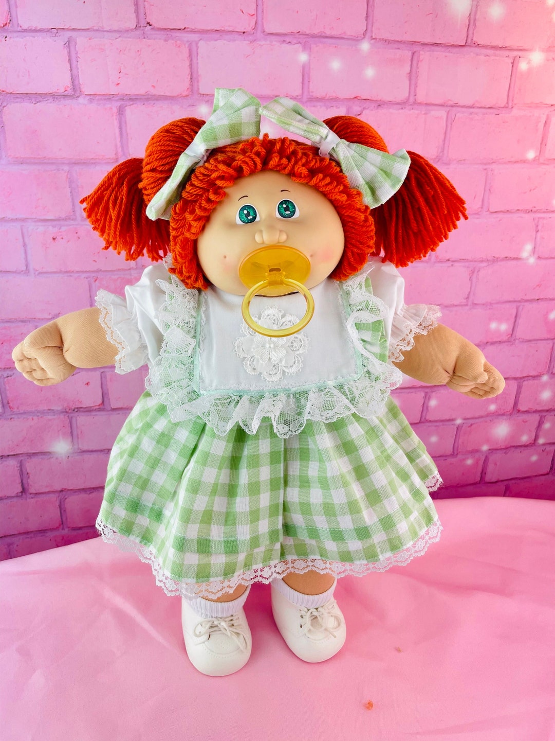 Vintage Cabbage Patch Kids 1985 Collector Dolls P Red Hair Green Eyes ...