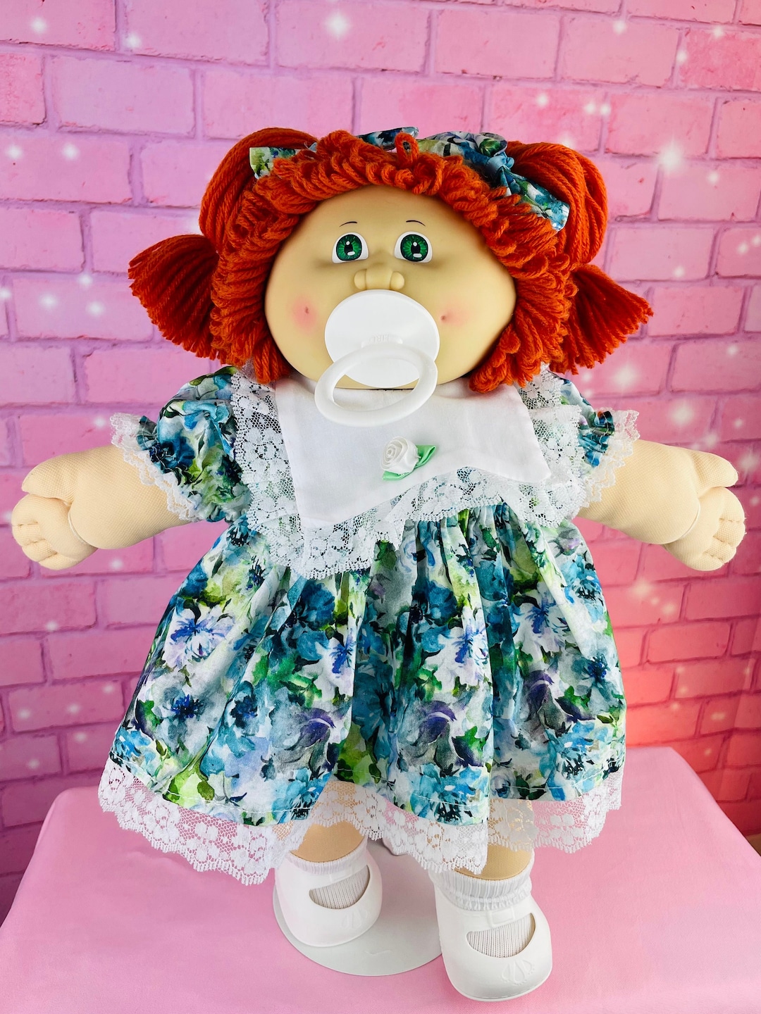 Cabbage Patch Doll Vintage 1985 Red Hair Pacifier Collector Doll IC ...