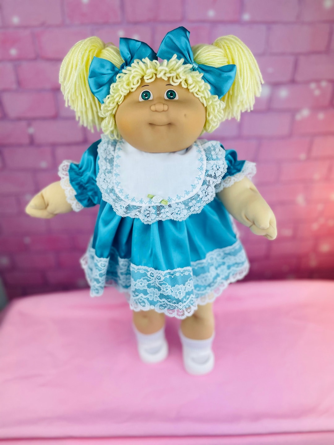 Jesmar Cabbage Patch Kid Collector Doll 1984 First Edition Blonde Hair ...