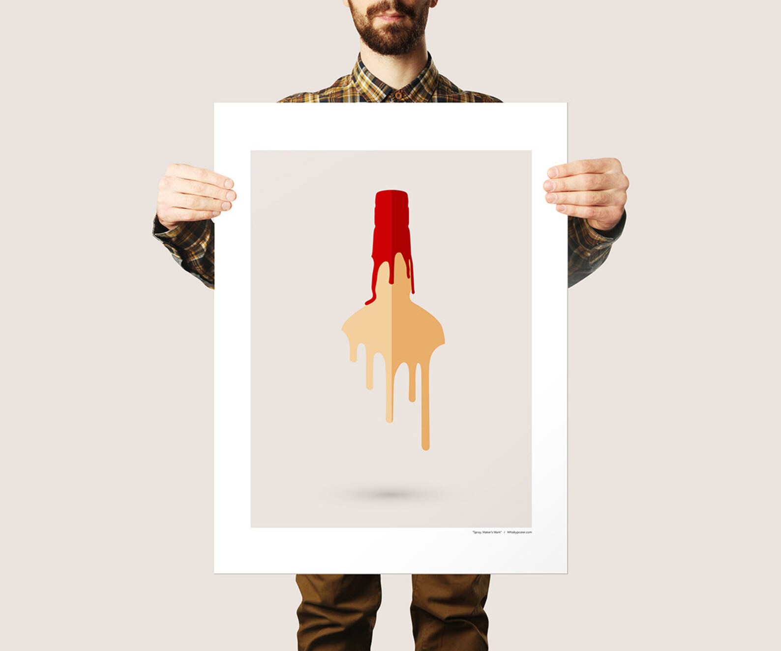 MAKERS MARK / Whisky Poster / Scandinavian Design - Etsy