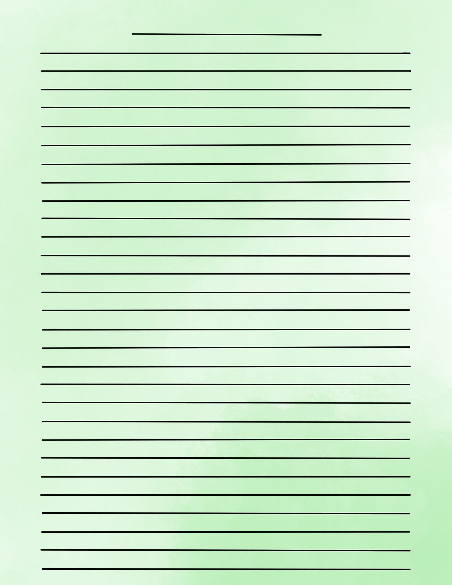 Watercolor Digital Lined Paper Bundle (5 Different Colors) - Etsy