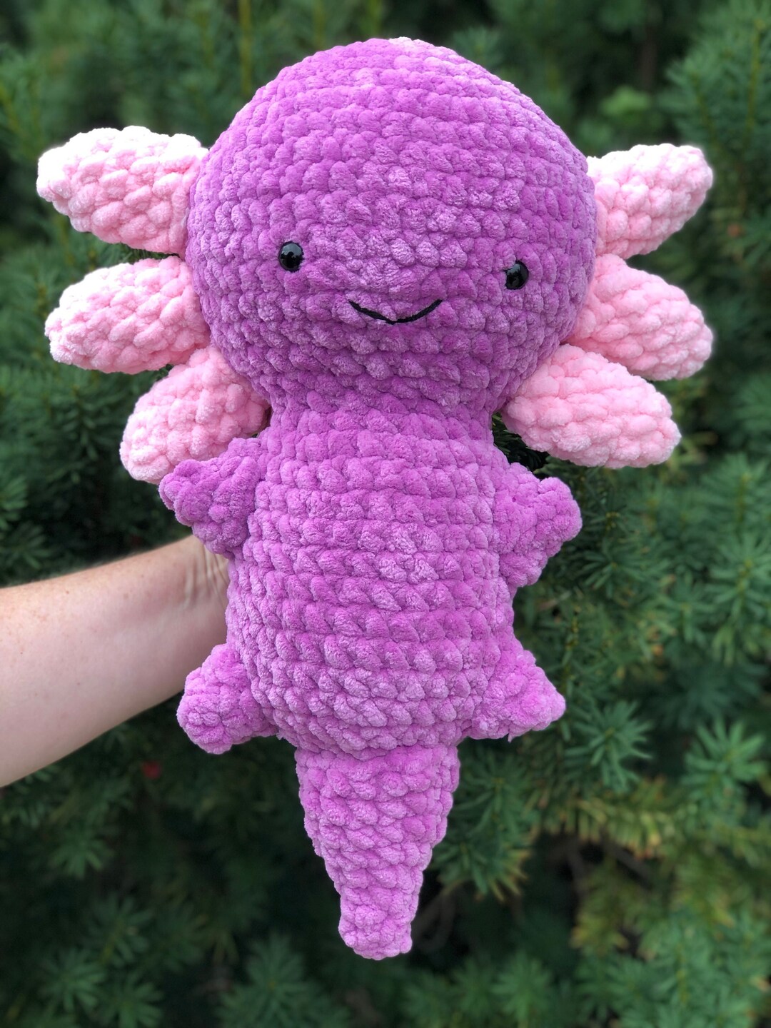 Jumbo Axolotl Plushie - Etsy