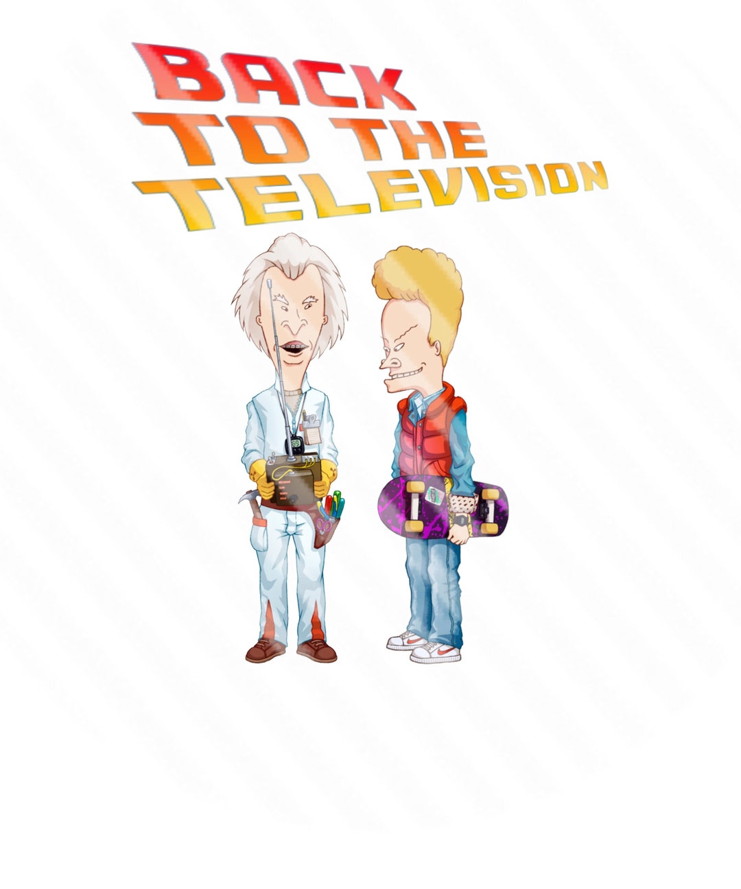 Beavis and Butthead Back to the Future Digital/graphic/png - Etsy