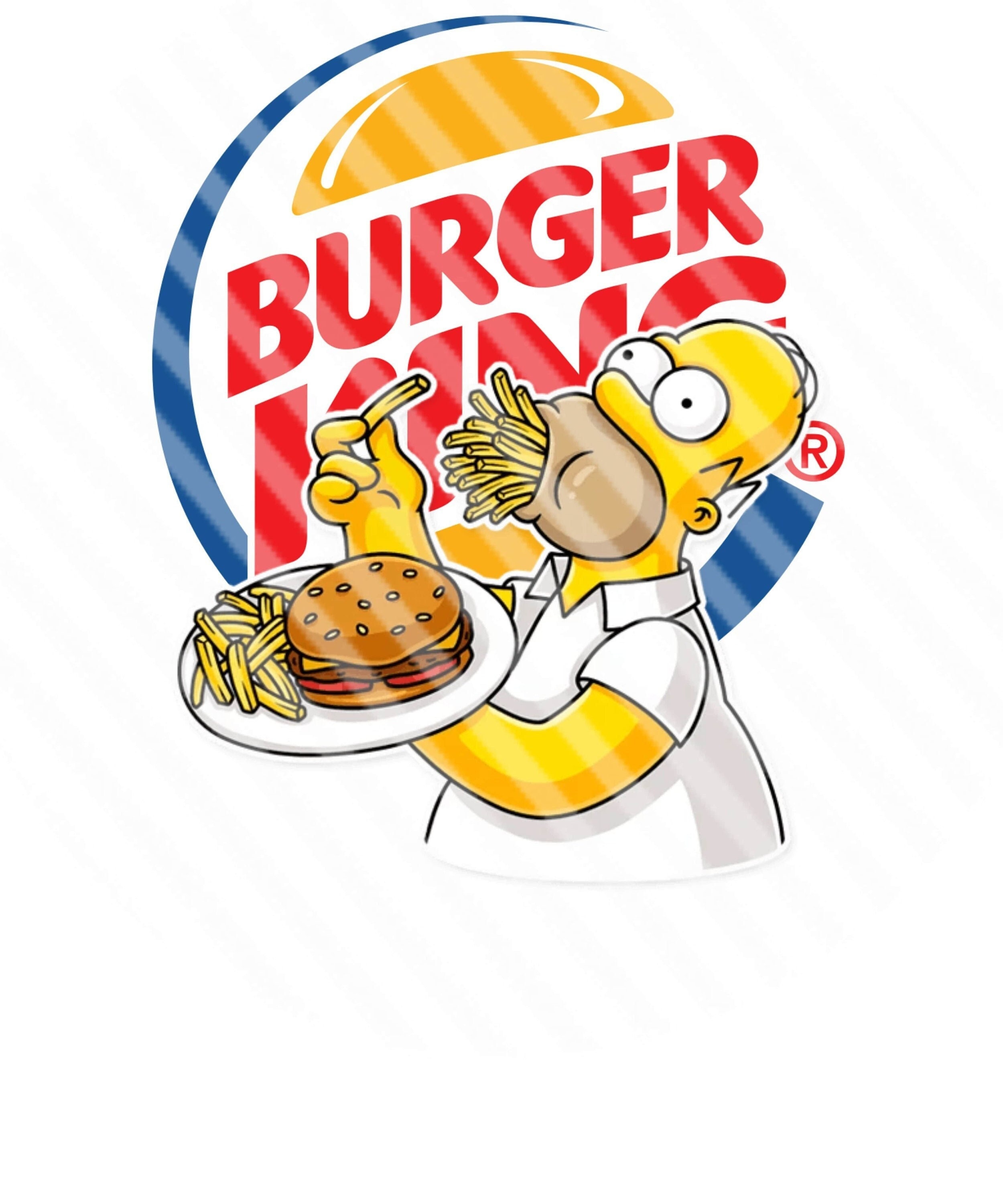 Pegatina De Manzana De Homer Simpson