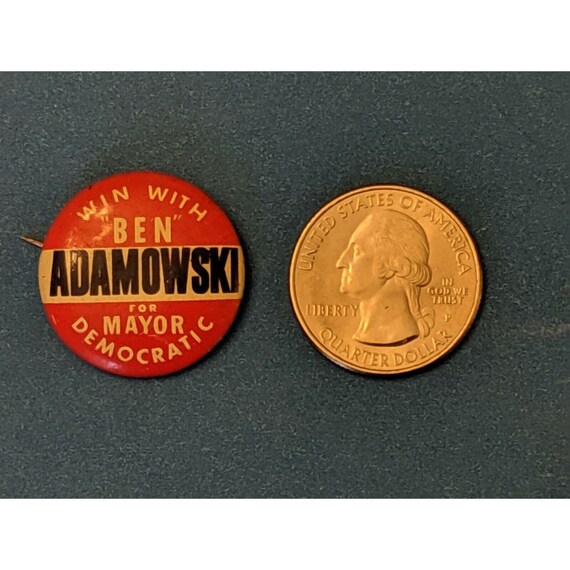 1955 Ben Adamowski for Democratic Mayor Vintage Chica… - Gem