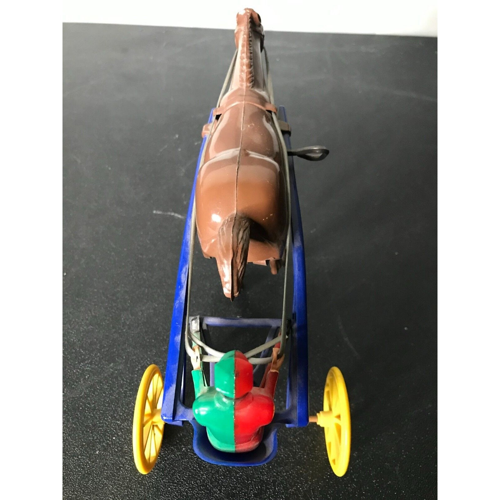Vintage Wolverine Plastic Wind-up Race Horse Cart Jockey - Etsy