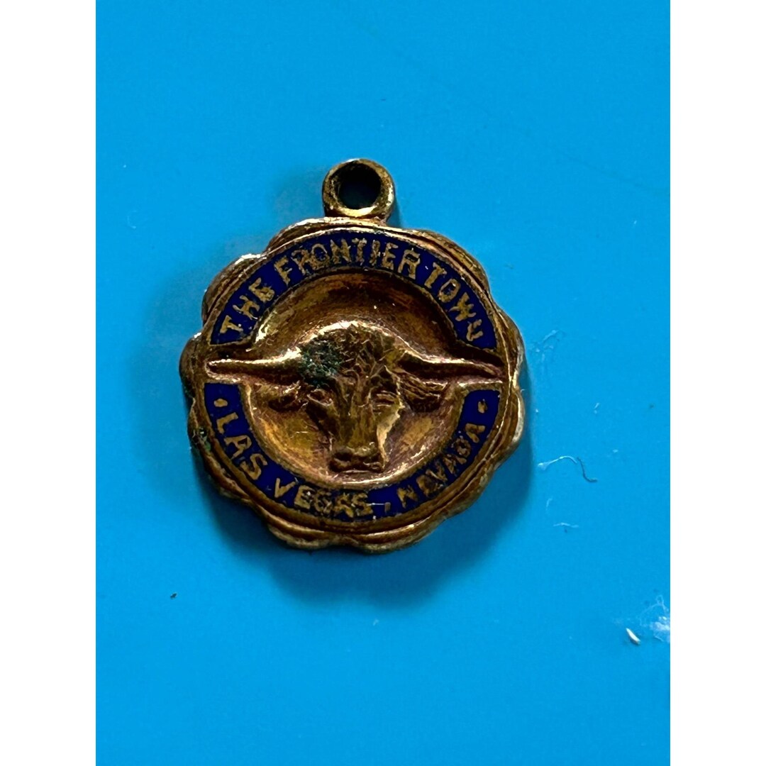 Rare Vintage 1957 Las Vegas Nevada Pin Award: THE FRONTIER TOWN - Etsy
