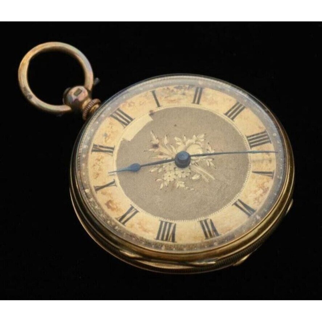 Antique Mathey 18K Gold Pocket Watch Key Wind Late 19th - Etsy