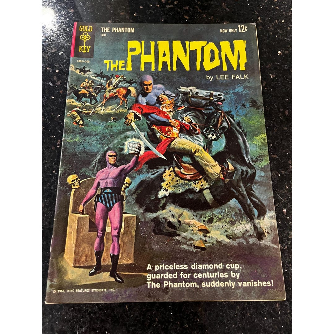 The Phantom Lee Comic May #3 1963 GOLD KEY COMICS Silver Age Nice - Etsy