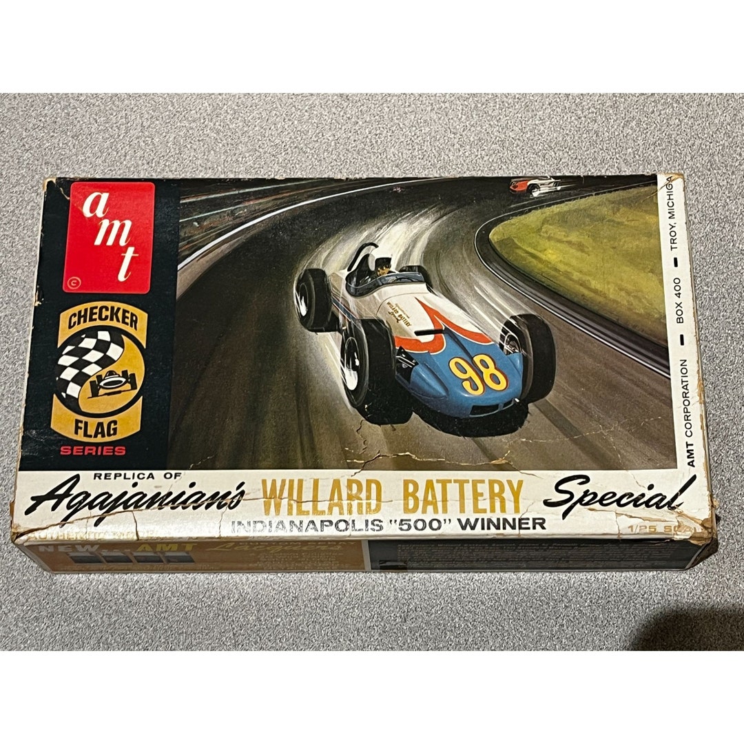 Rare Amt AGAJANIAN WILLARD BATTERY Special Indy Racer Model Kit - Etsy