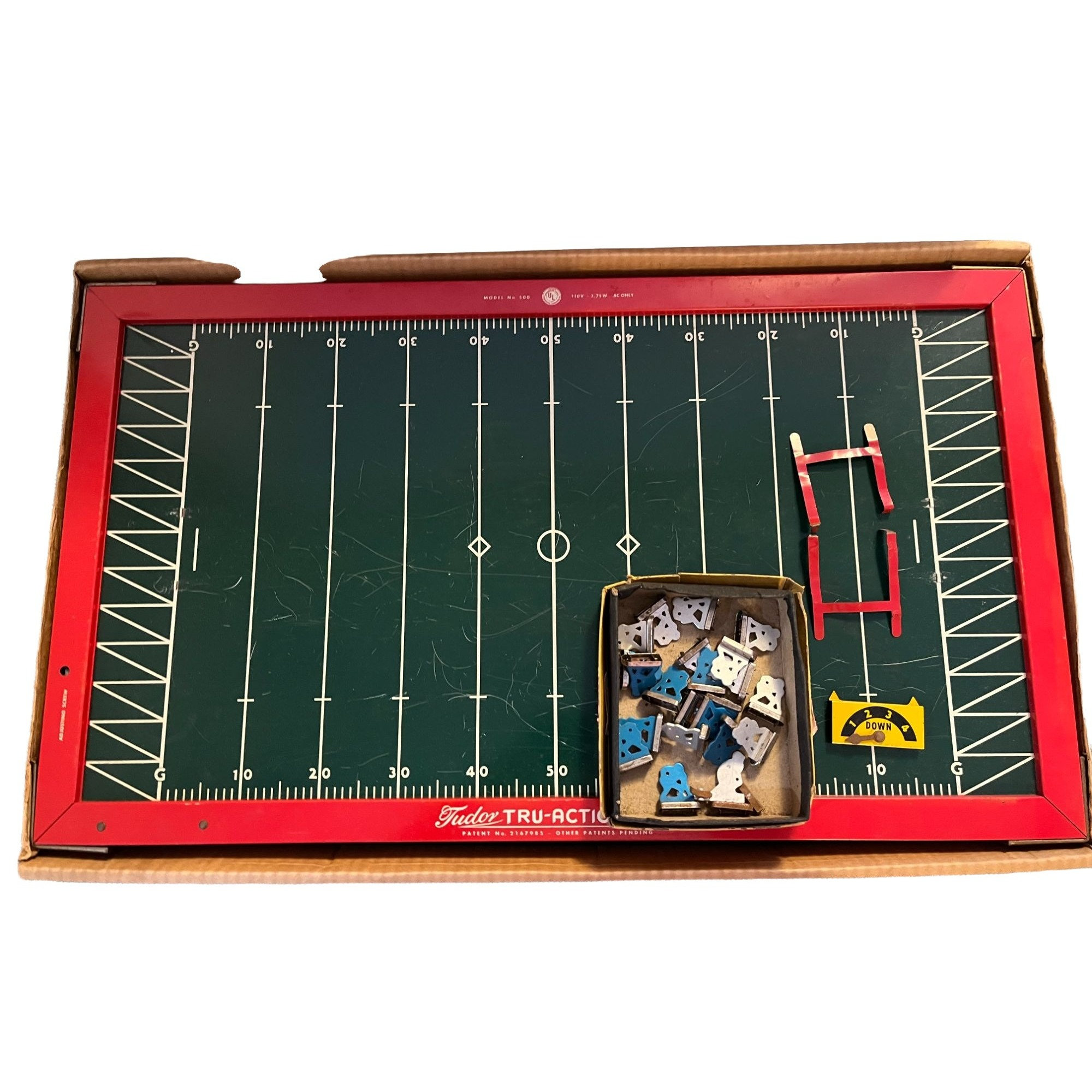 Vintage Tudor TRU-ACTION ELECTRIC Football Game Model 500 Very Old - Etsy