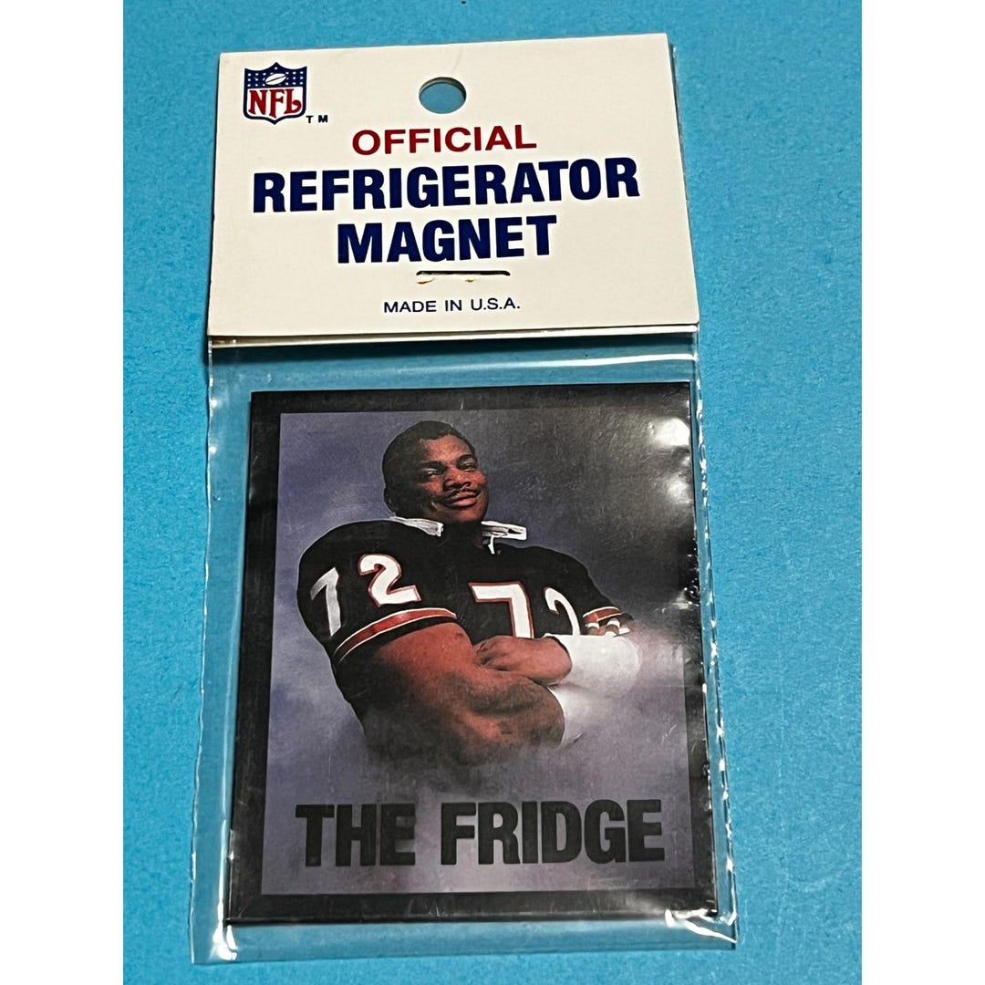 The Fridge William Refrigerator Perry NFL Official Magnet New Bears! - Etsy