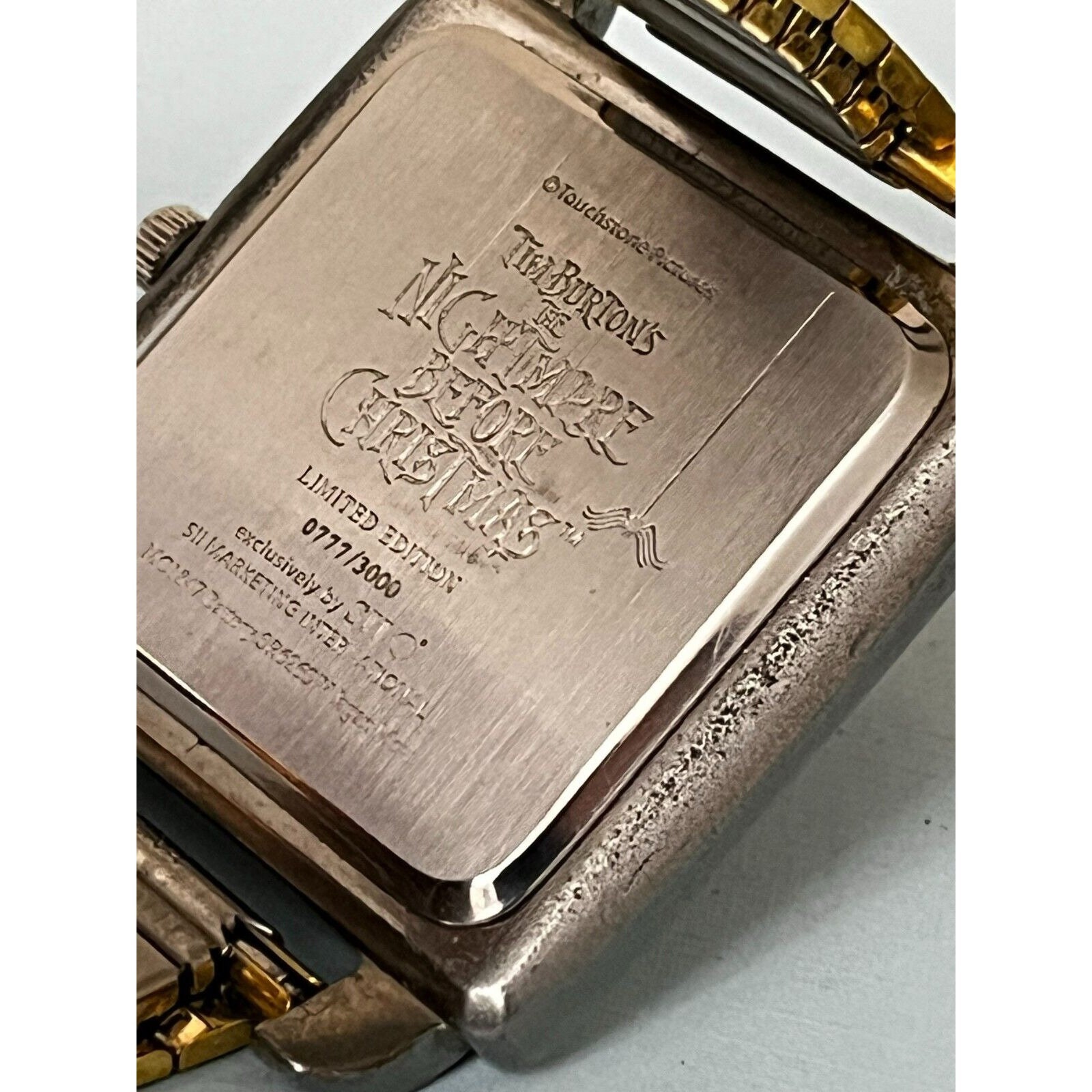 Tim Burtons the Nightmare Before Christmas Limited Ed Square Dial Watch ...