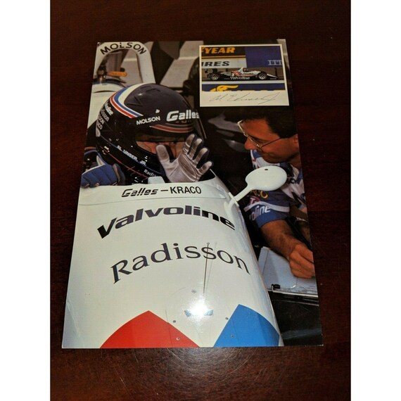 1992 Al Unser Jr Indy 500 Promo Photo Card Indianapolis Faux | Etsy