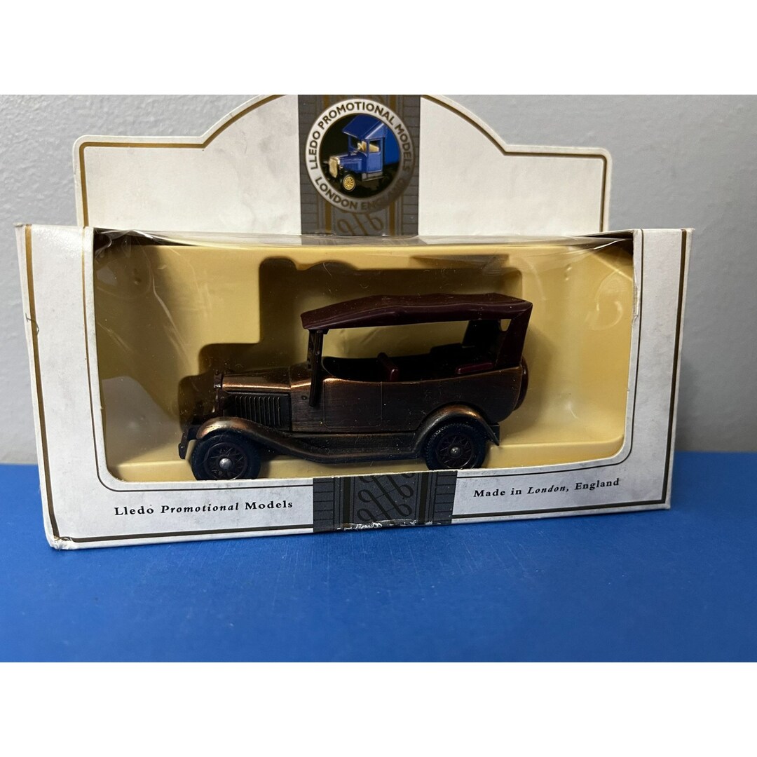 Vintage LLEDO Ford Model T Brass Anniversary Edition Diecast Car New ...