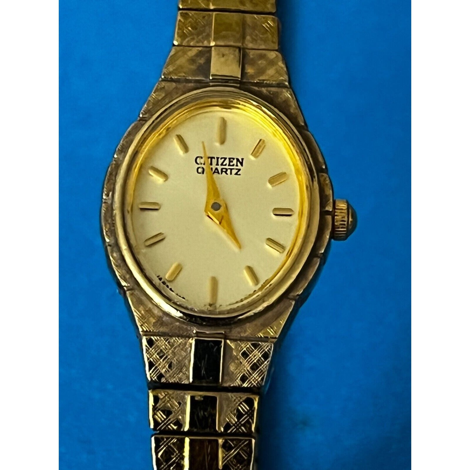Ladies Watch Citizen 5920-S52446 Gold Tone Quartz Expansion Band New ...
