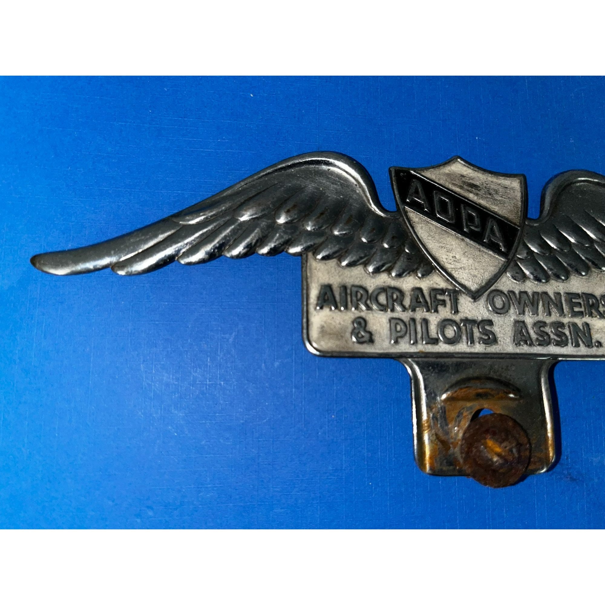 Vintage 1950s Antique Pilot Aircraft License Plate Topper - Etsy