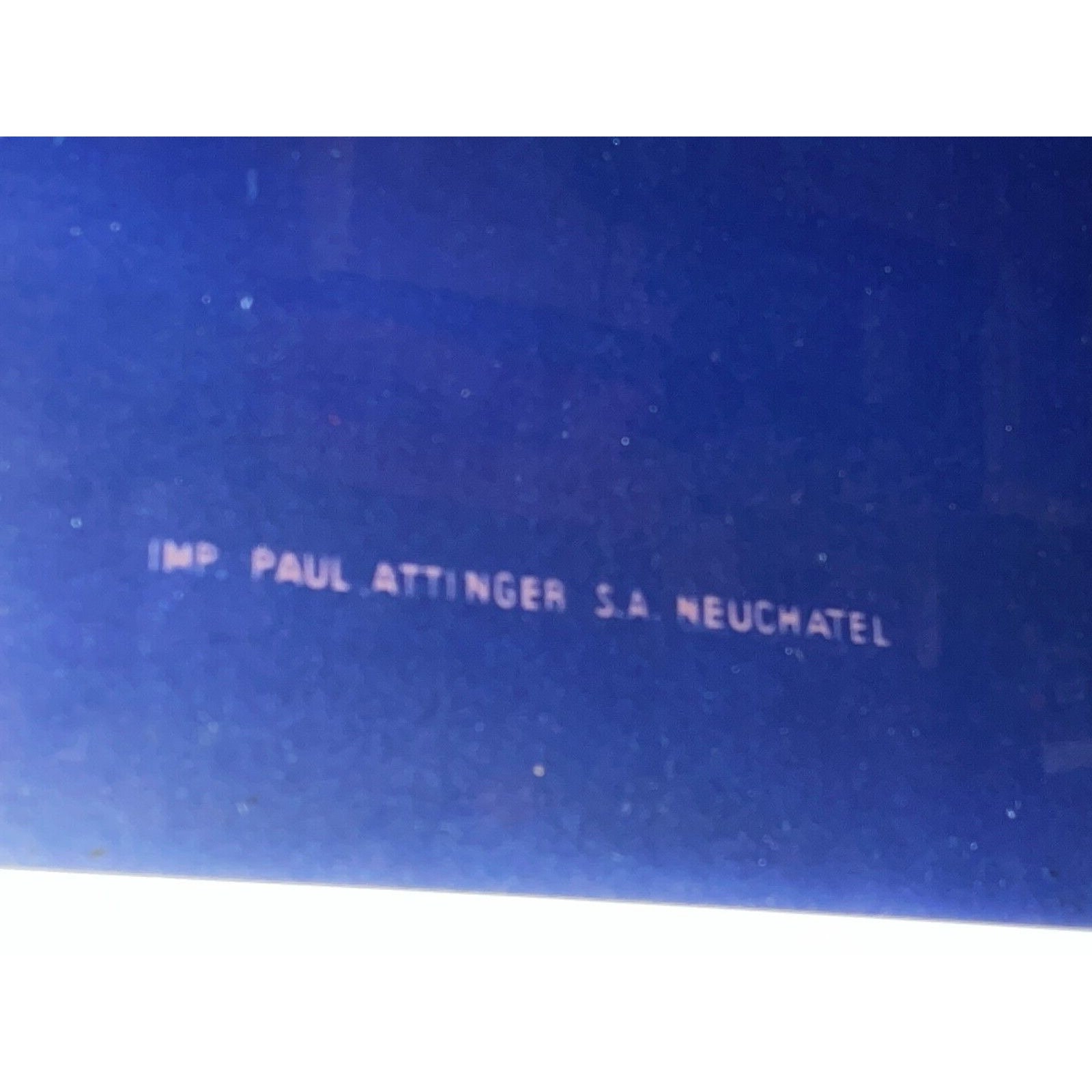 Original Vintage Zenith Watch Poster by Paul Colin C1950 Art Deco Large ...